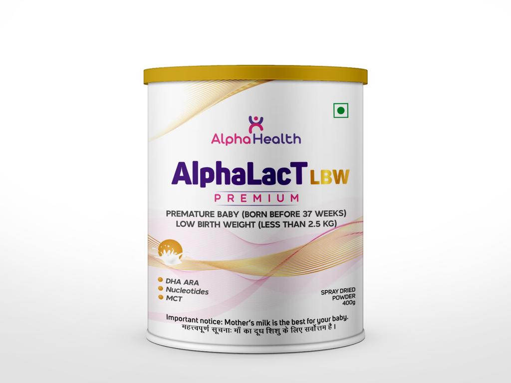 AlphaHealth AlphaLacT LBW Premium for Premature Baby